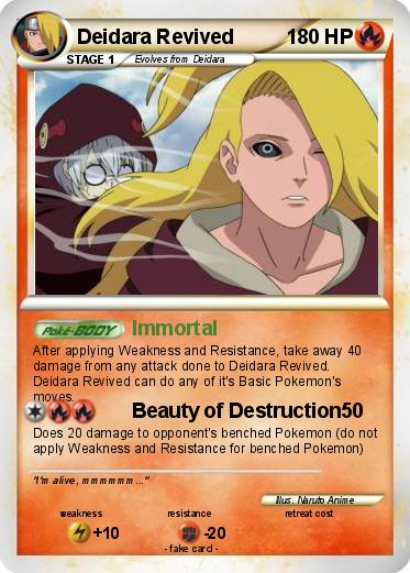 Pokémon Deidara Revived - Immortal - My Pokemon Card