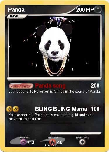 Pokémon Panda 913 913 - Panda song - My Pokemon Card