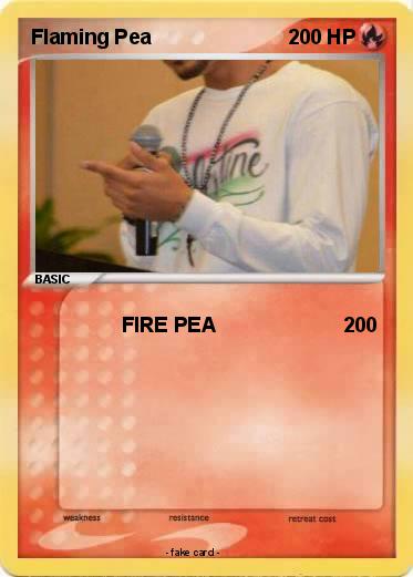 Pokémon Flaming Pea - FIRE PEA - My Pokemon Card