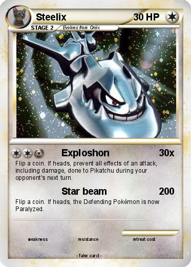 Pokémon Steelix 924 924 - Exploshon - My Pokemon Card