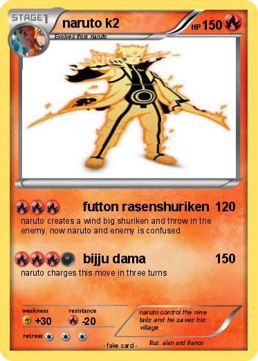 Pokémon naruto k2 - futton rasenshuriken - My Pokemon Card