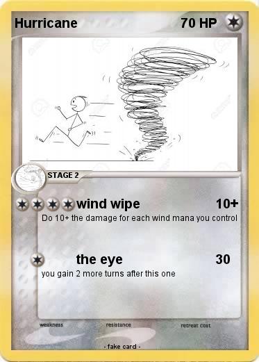 Pokémon Hurricane 135 135 - wind wipe - My Pokemon Card