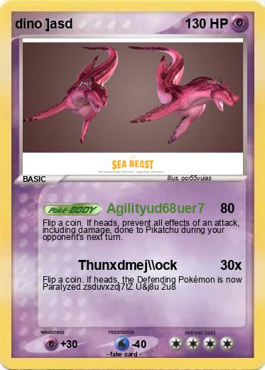 Pokémon dino asd - Agilityud68uer7 - My Pokemon Card
