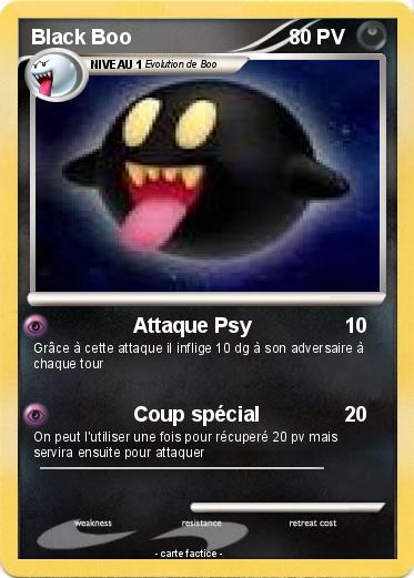 Pokémon Black Boo 2 2 - Attaque Psy - Ma carte Pokémon