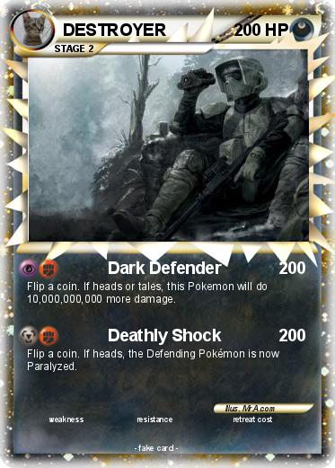 Pokémon DESTROYER 1132 1132 - Dark Defender - My Pokemon Card