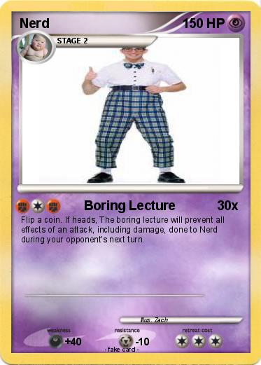 Pokémon Nerd 372 372 - Boring Lecture - My Pokemon Card