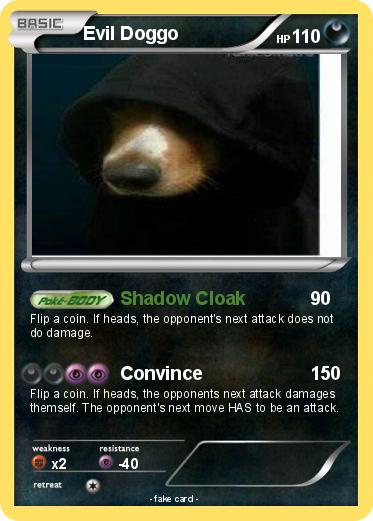 Pokémon Evil Doggo 1 1 - Shadow Cloak - My Pokemon Card