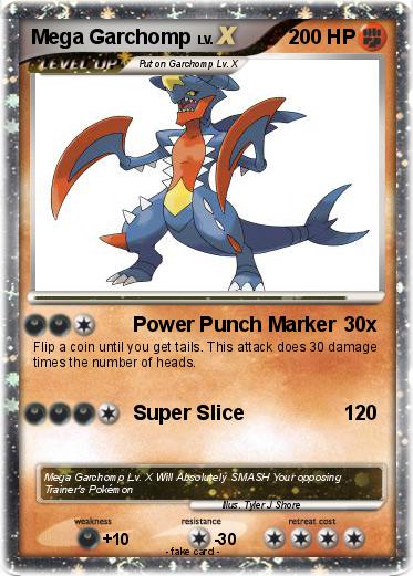 Pokémon Mega Garchomp 79 79 - Power Punch Marker - My Pokemon Card