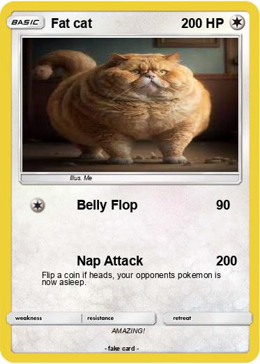 Pokémon Fat cat 475 475 - Belly Flop - My Pokemon Card