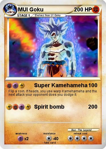 Pokémon MUI Goku 14 14 - Super Kamehameha - My Pokemon Card