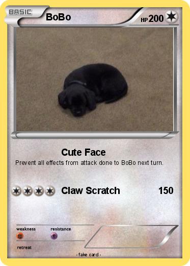 Pokémon BoBo 180 180 - Cute Face - My Pokemon Card