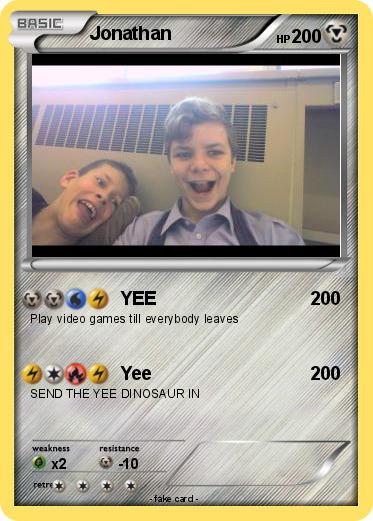 Pokémon Jonathan 405 405 - YEE - My Pokemon Card