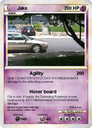 Pokémon Jake 934 934 - Agility - My Pokemon Card