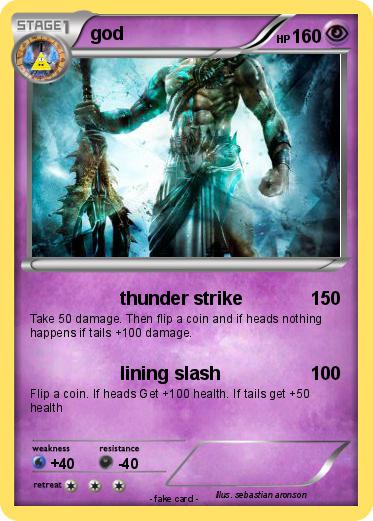 Pokémon god 1046 1046 - thunder strike - My Pokemon Card
