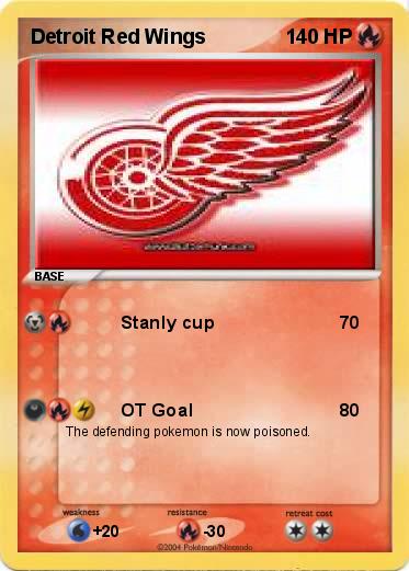 Pokémon Detroit Red Wings - Stanly cup - My Pokemon Card