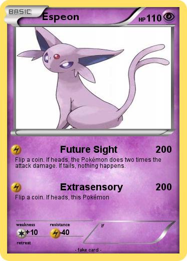Pokémon Espeon 786 786 - Future Sight - My Pokemon Card