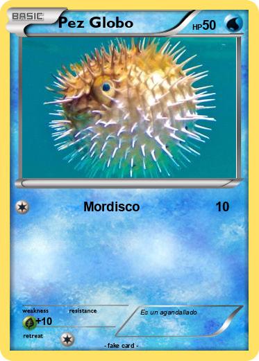 Pokémon Pez Globo 2 2 - Mordisco - Mi carta pokémon