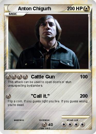 Pokémon Anton Chigurh - Cattle Gun - My Pokemon Card