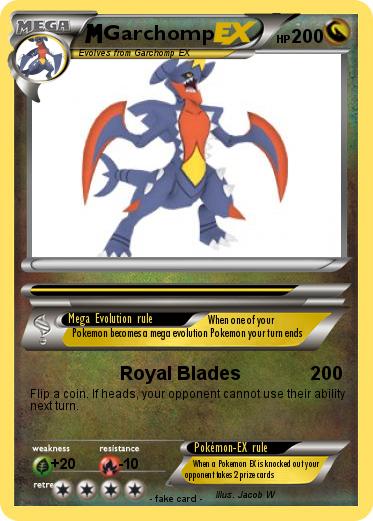 Pokémon Garchomp 830 830 - Royal Blades - My Pokemon Card