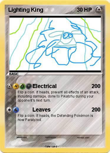 Pokémon Lighting King 3 3 - Electrical - My Pokemon Card