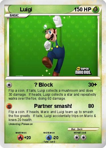 Pokémon Luigi 963 963 - ? Block - My Pokemon Card
