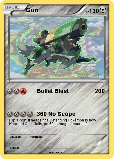 Pokémon Gun 580 580 - Bullet Blast - My Pokemon Card