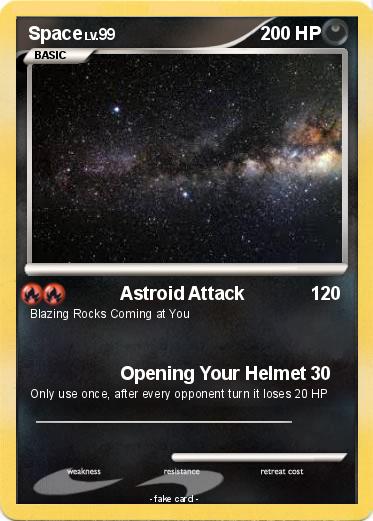 Pokémon Space 750 750 - Astroid Attack - My Pokemon Card