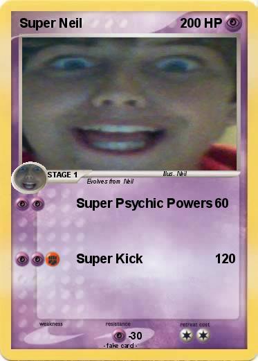 Pokémon Super Neil - Super Psychic Powers - My Pokemon Card