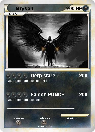 Pokémon Bryson 51 51 - Derp stare - My Pokemon Card