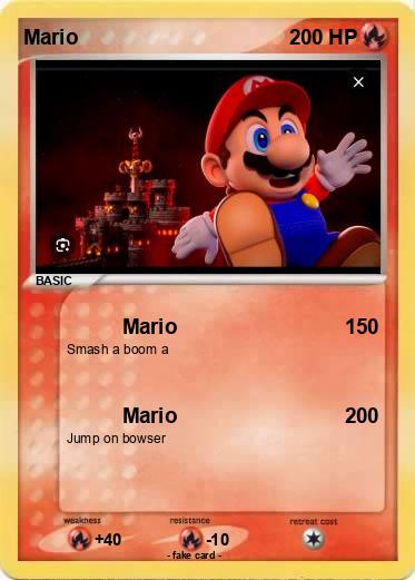 Pokémon Mario 16536 16536 - Mario - My Pokemon Card
