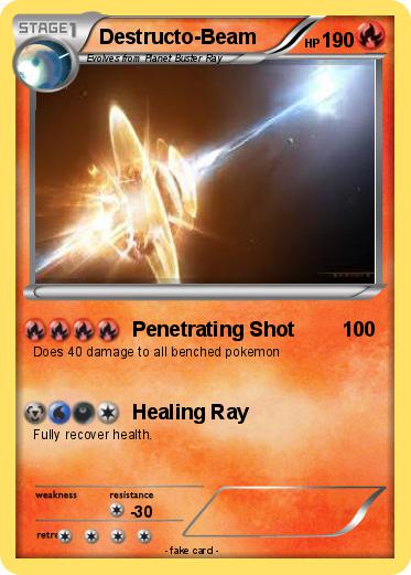 Pokémon Destructo Beam - Penetrating Shot - My Pokemon Card