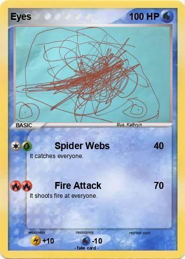 Pokémon Eyes 41 41 - Spider Webs - My Pokemon Card