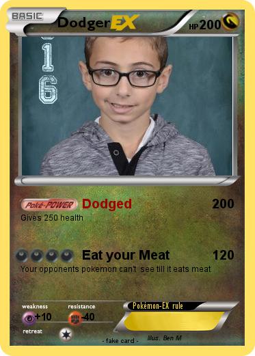 Pokémon Dodger 20 20 - Dodged - My Pokemon Card