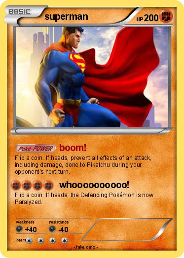 Pokémon superman 685 685 - boom! - My Pokemon Card