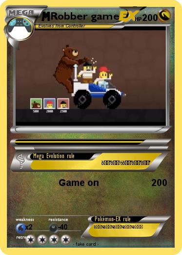 Pokémon Robber game - Game on - My Pokemon Card