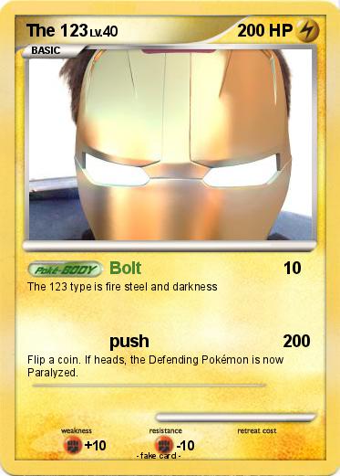 Pokémon The 123 123 - Bolt - My Pokemon Card