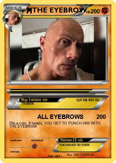 Pokémon THE EYEBROW - ALL EYEBROWS - My Pokemon Card