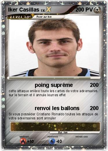 Pokémon Iker Casillas 23 23 - poing suprême - Ma carte Pokémon