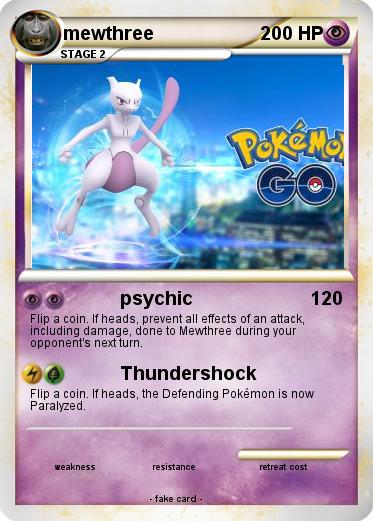Pokémon mewthree 1324 1324 - psychic - My Pokemon Card