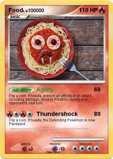 Pokémon Food 194 194 - Agility - My Pokemon Card