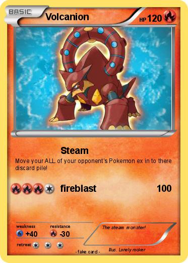 Pokémon Volcanion 243 243 - Steam - My Pokemon Card