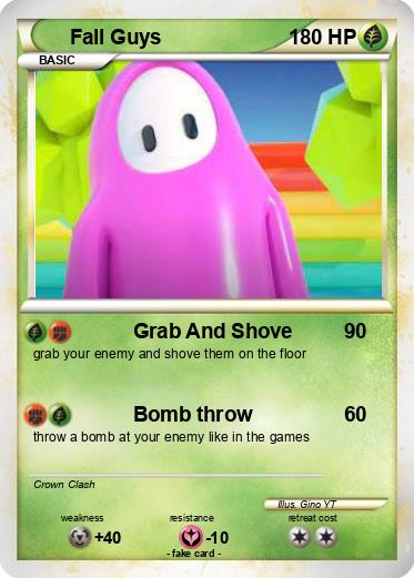 Pokémon Fall Guys 9 9 - Grab And Shove - My Pokemon Card