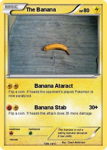 Pokémon The Banana 10 10 - Banana Ataract - My Pokemon Card