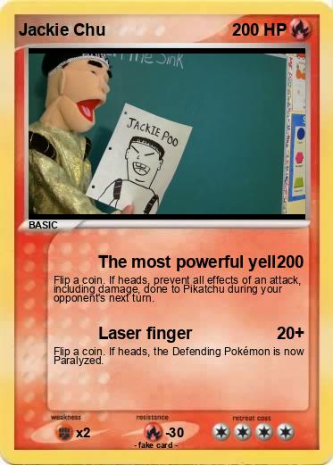 Pokémon Jackie Chu 31 31 - The most powerful yell - My Pokemon Card