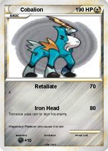 Pokémon Cobalion 25 25 - Retaliate - My Pokemon Card
