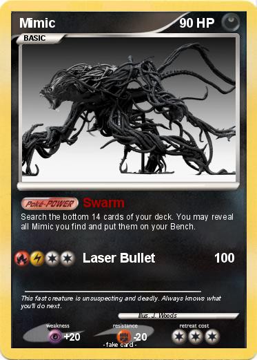 Pokémon Mimic 41 41 - Swarm - My Pokemon Card