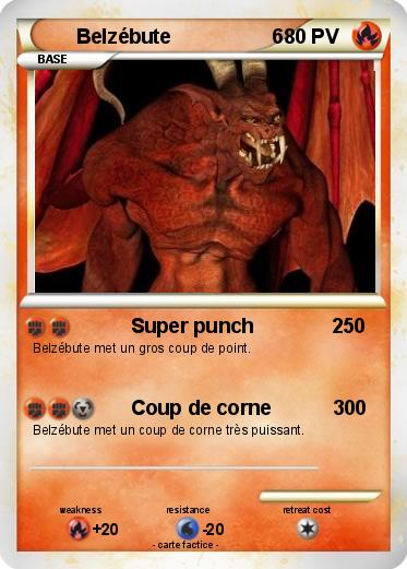 Pokémon Belzebute 6 6 - Super punch 250 - Ma carte Pokémon