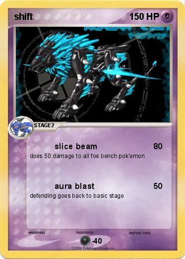 Pokémon shift - slice beam - My Pokemon Card