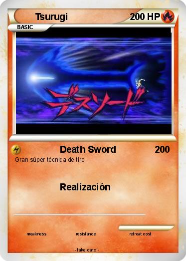 Pokémon Tsurugi 37 37 - Death Sword - My Pokemon Card