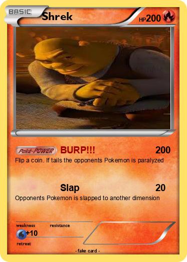 Pokémon Shrek 2714 2714 - BURP!!! - My Pokemon Card
